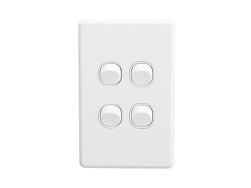 Clipsal Classic C2031VA-WE | 1 Gang Switch 10AMP | White Electric