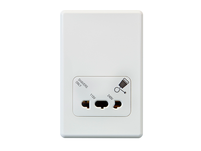 Clipsal - C2727 - Universal Shaver Socket Outlet, 240/110VAC, 22VA ...