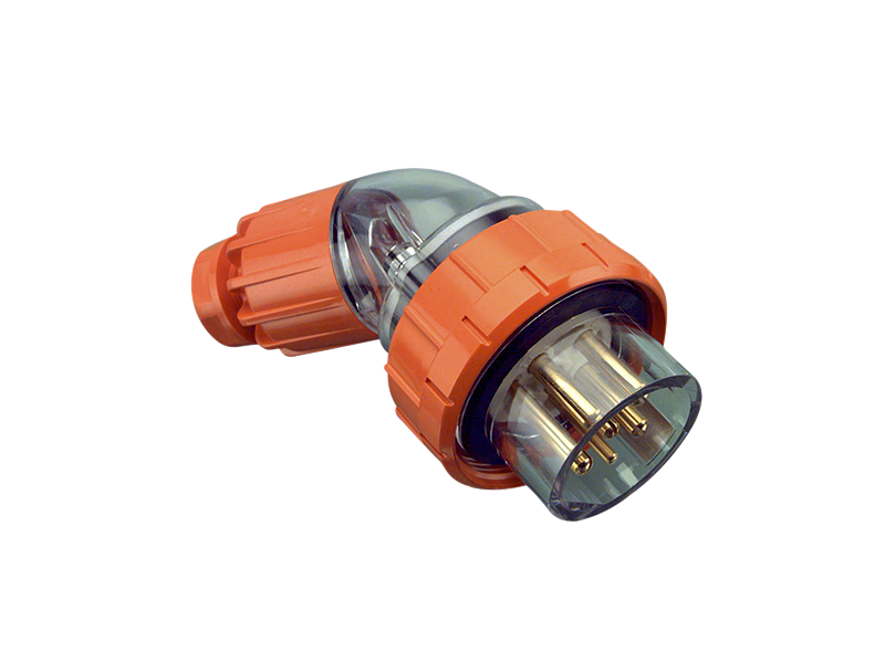 Clipsal - 56PA720 - Plug Top, Angled, 7 Round Pin, 20A, 500V, IP66